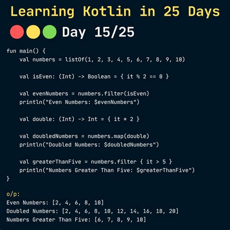 Vikas Adhe On Linkedin Kotlin Programming Learningjourney Day15