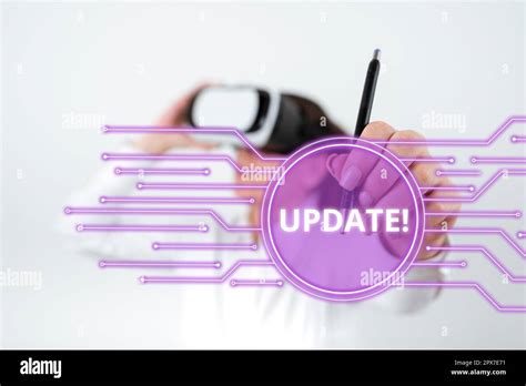 Text Sign Showing Update Business Approach Make Something More Modern