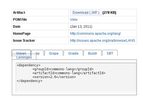 Dependency Management Apache Maven Tutorial CodeTab
