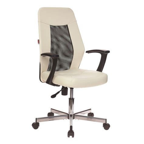 Кресло офисное Easy Chair 225 DSL PTW бежевое/черное (искусственная ...