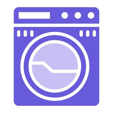 Laundry Machine Vector Illustration Premium Vector