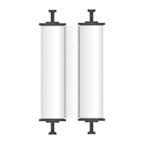 Premium Vector Torah Scroll Papyrus Mockup Realistic Illustration Of