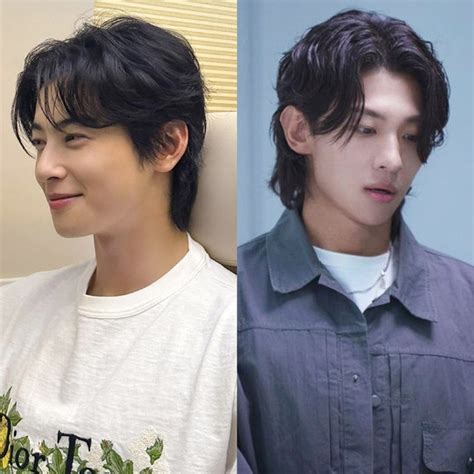 남자 긴머리 장발 남자 리프컷 리프펌 덱스 차은우 머리 네이버 블로그