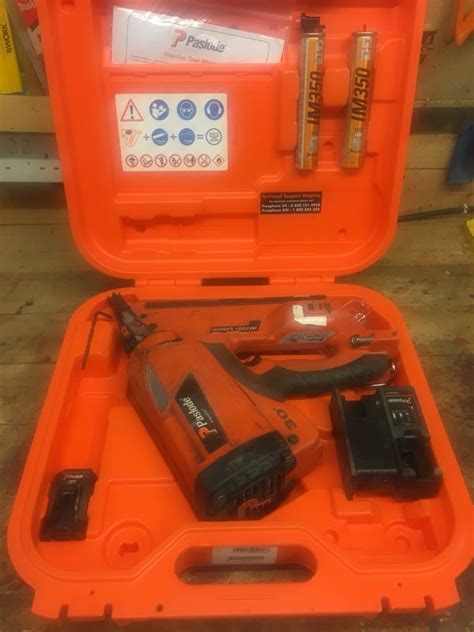 PASLODE IM LITHIUM VERSION St FIX GUN FRAMING NAILER USED CONDITION In Stonehouse South
