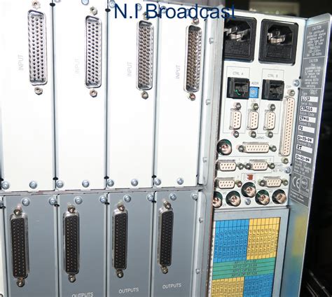 Probel Snell Sirius 128x128 Aes Audio Router Matrix Ni Broadcast Ltd