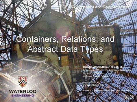 Ece Algorithms And Data Structures Containers Relations
