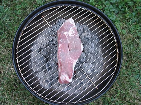 Sherrys Place A Charcoaled Grilled Steak For Dinner
