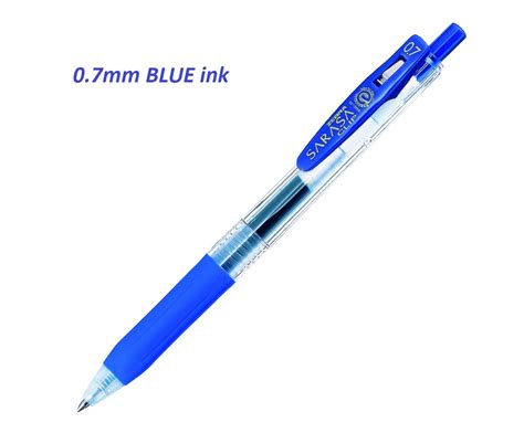 Zebra Sarasa 07mm Gel Ink Pen 10x Blue Pensworld