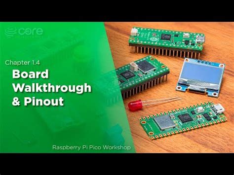 Raspberry Pi Pico Workshop Chapter 1 4 Board Walkthrough Pinout Video Tutorial Australia