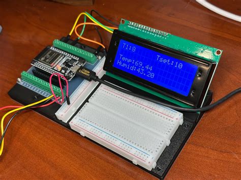 Arduino Esp32 Breakout Board Holder Lcd Breadboard By Etischer Makerworld