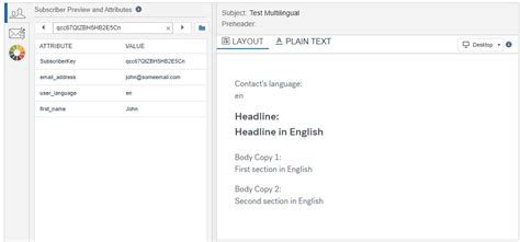 How To Create A Multilingual Email With Ampscript Lookup