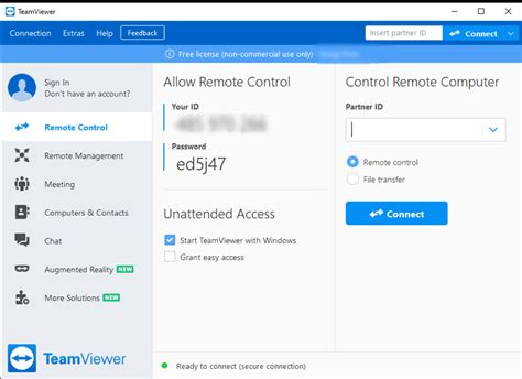how to find your teamviewer id ai service center