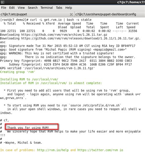 Centos 65安装rvm 配置 Ruby开发环境 Angelia 博客园
