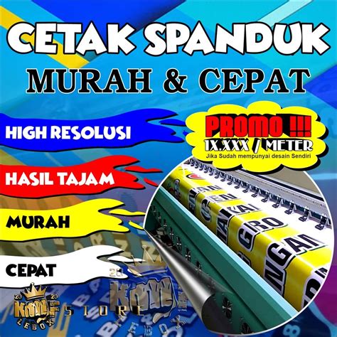 Jual Cetak Spanduk Banner Bahan Korea Matte 440gsm Shopee Indonesia