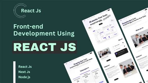 Design And Develop Web App Using React Js Next Js Node Js By Syed
