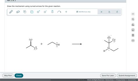 Solved Draw The Mechanism Using Curved Arrows Chegg Com