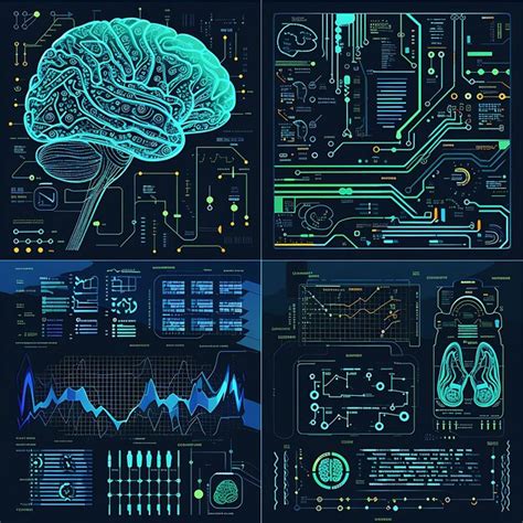 Premium Photo Design Of Brain Computer Interface Graphic Display With