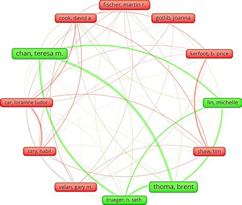 Visual Clustering Analysis Of Author Coupling Network Before The