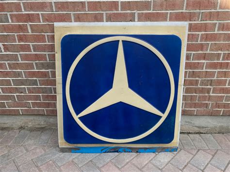 Vintage Mercedes Benz Sign For Sale The Mb Market