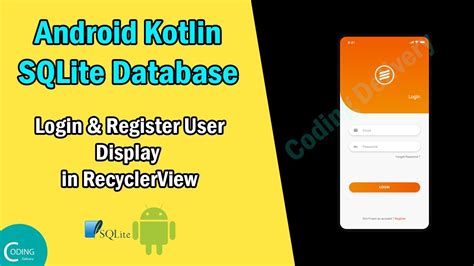 android sqlite database tutorial register and login user with sqlite
