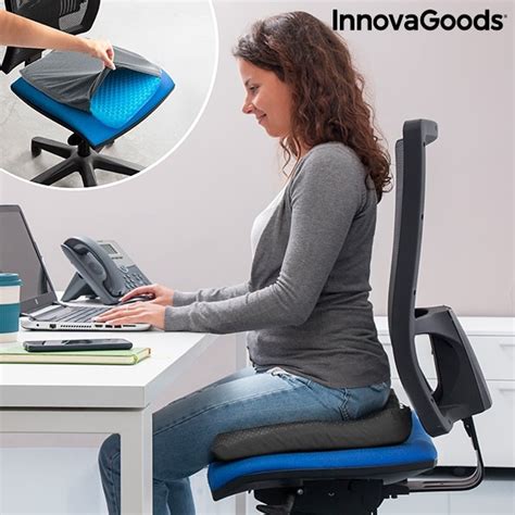 Възглавница за сядане с мемори пяна Innovagoods Hexafresh