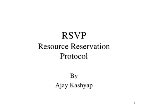 PPT RSVP PowerPoint Presentation Free Download ID 5141486