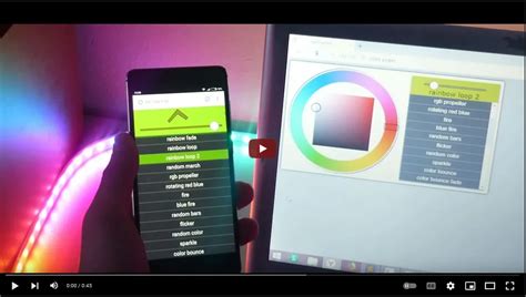 Esp8266 Control Animasi Addressable Led Strip Ws2812 Via Web