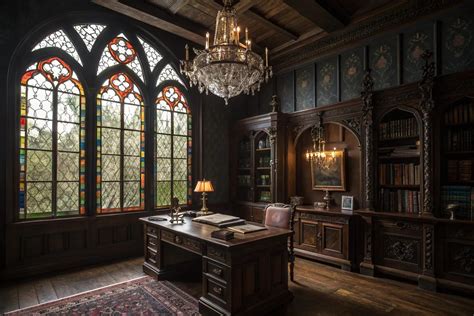 20 Inspiring Gothic Office Ideas For A Unique Workspace