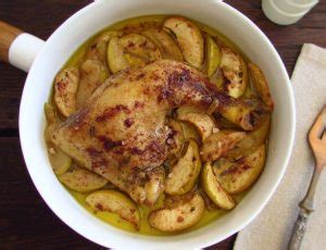 Coxas de frango no forno maçã Food From Portugal