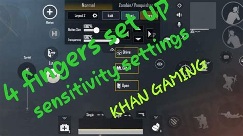 How To Set Up 4 Finger Settings With Sensitivity In Pubg Mobile Youtube
