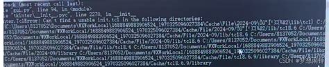 tcl lnit error can t find a usable init tcl in the following