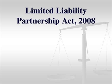 Limited Liability Partnership