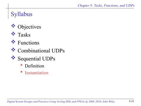 Tasks And Udps In Verilog Coding14391970ppt