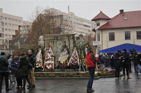 Parade And Promenade On The National Day Of Romania Editorial