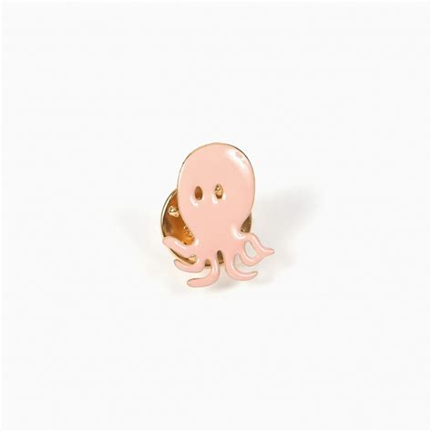 Emily Pin Peach High Fashion Jewellery Titlee Paris