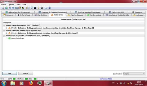 Problème sonde lambda O2