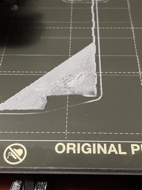 First Layer Issue With Front Right Corner Of The Print Bed Assembly