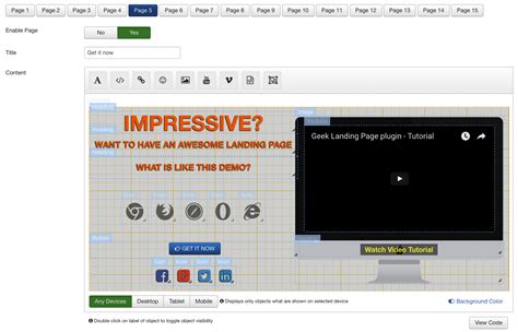 Demo 1 Geek Joomla Landing Page Builder Extension Joomlageek Demo