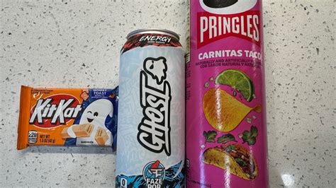 Kitkat Ghost Toast Pringles Carnitas Taco Ghost Faze Pop Youtube