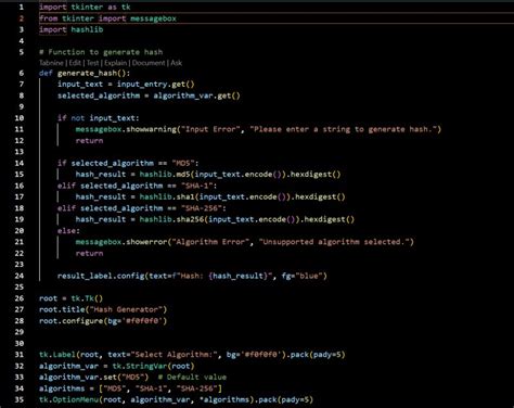 Priyanshu Kumar Singh On Linkedin Python Tkinter Hashing Cybersecurity Securecoding