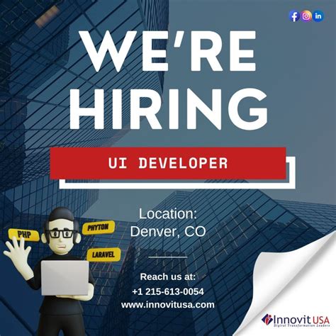 Hiring Developer Ui Innovit Langhorne Pennyslvania Usa Solution