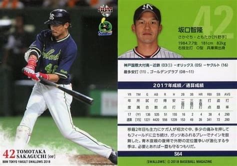 駿河屋 S64 レギュラーカード ： 坂口智隆（bbm）