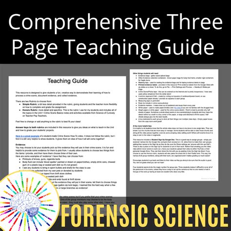 Forensic Science Crime Scene Processing Project