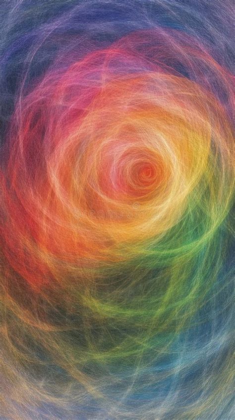 A Vibrant Swirl Of Colors Creating A Dynamic Abstract Pattern Stock