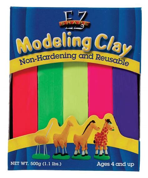 Ez Shape Modeling Clay Bright Color Set Polyform Products