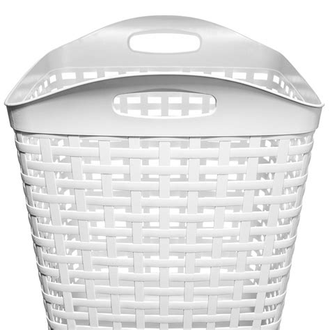 Flex Square Wicker Style Laundry Basket Starplast