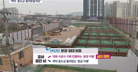 계약·중도금 돌려받을게요 공사 중단 아파트 분양권 포기 속출