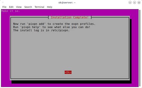 Pivpn Simplest Openvpn Setup And Configuration Designed For