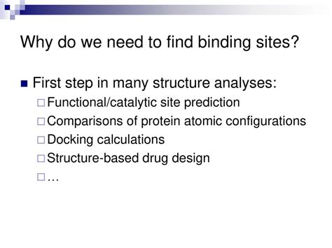 Predicting Ligand Binding Sites On Protein Surface Ppt Download