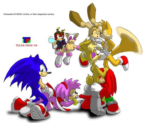Rule 34 2004 Amy Rose Anthro Archie Comics Bat Bee Bunnie Rabbot
